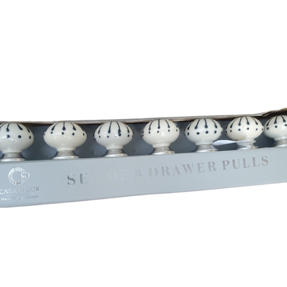 Casa Decor | Accents | Casa Decor Ceramic Drawer Pull Knobs Cabinet Pulls Handmade India New Set ...